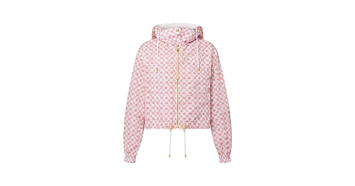 Parka con motivo Monogram 3D e cappuccio - Abbigliamento 1AHHUF | LOUIS ...