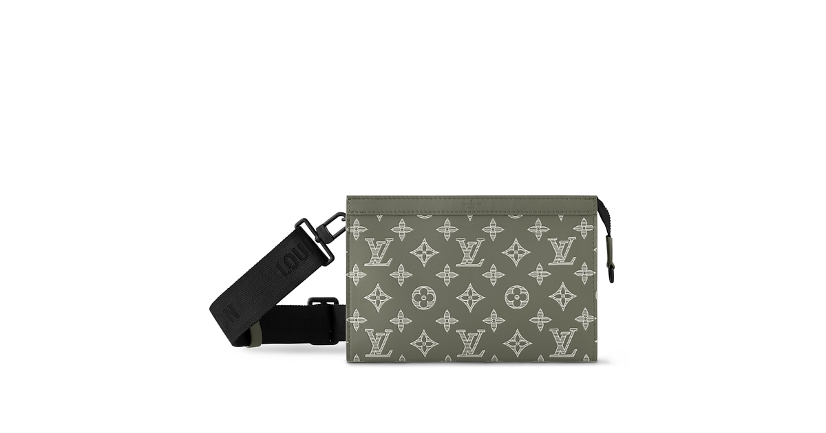 Portafoglio indossabile Gaston Pelletteria Monogram Shadow - Borse da ...