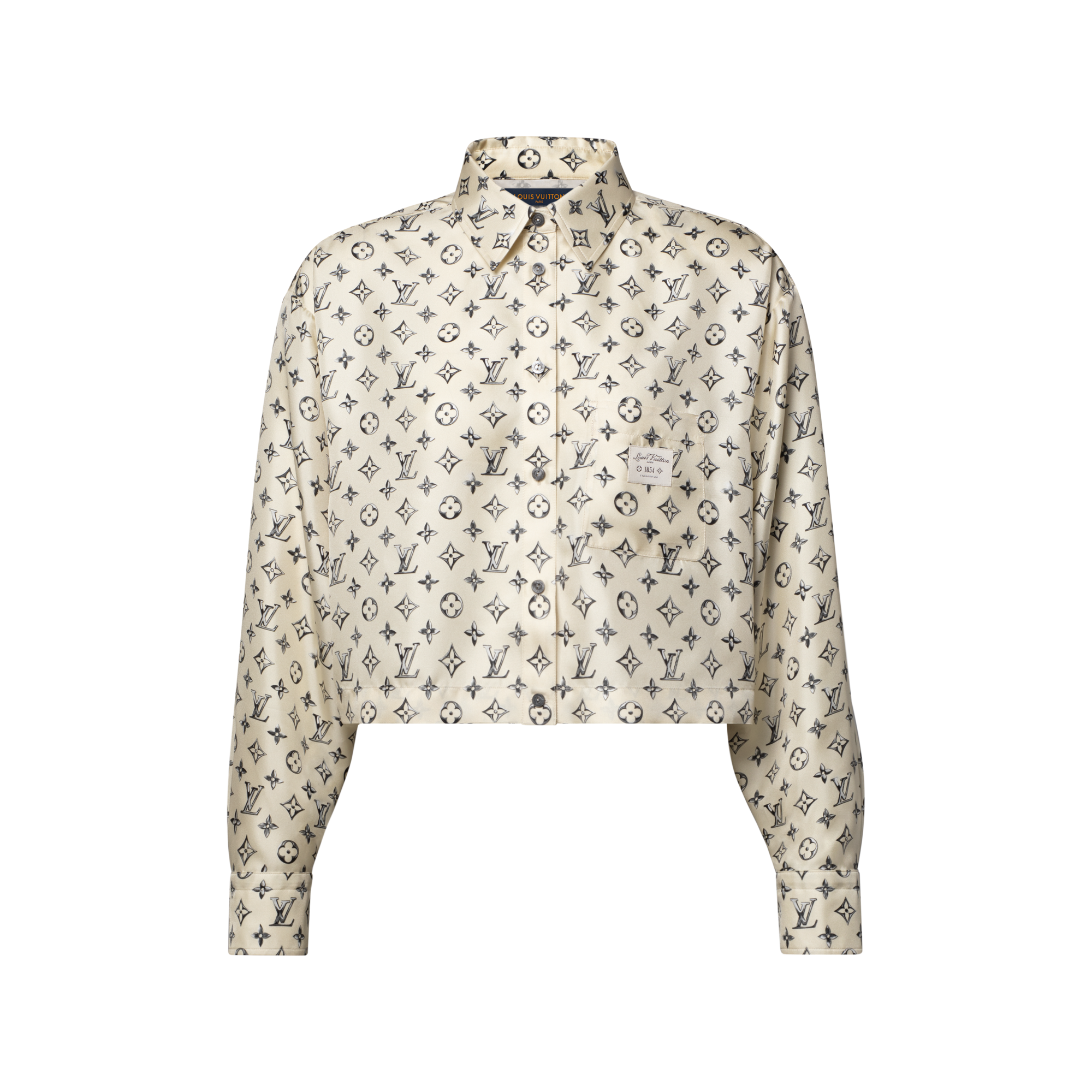 Camicia crop con fibbia - Abbigliamento 1AKF4Q | LOUIS VUITTON