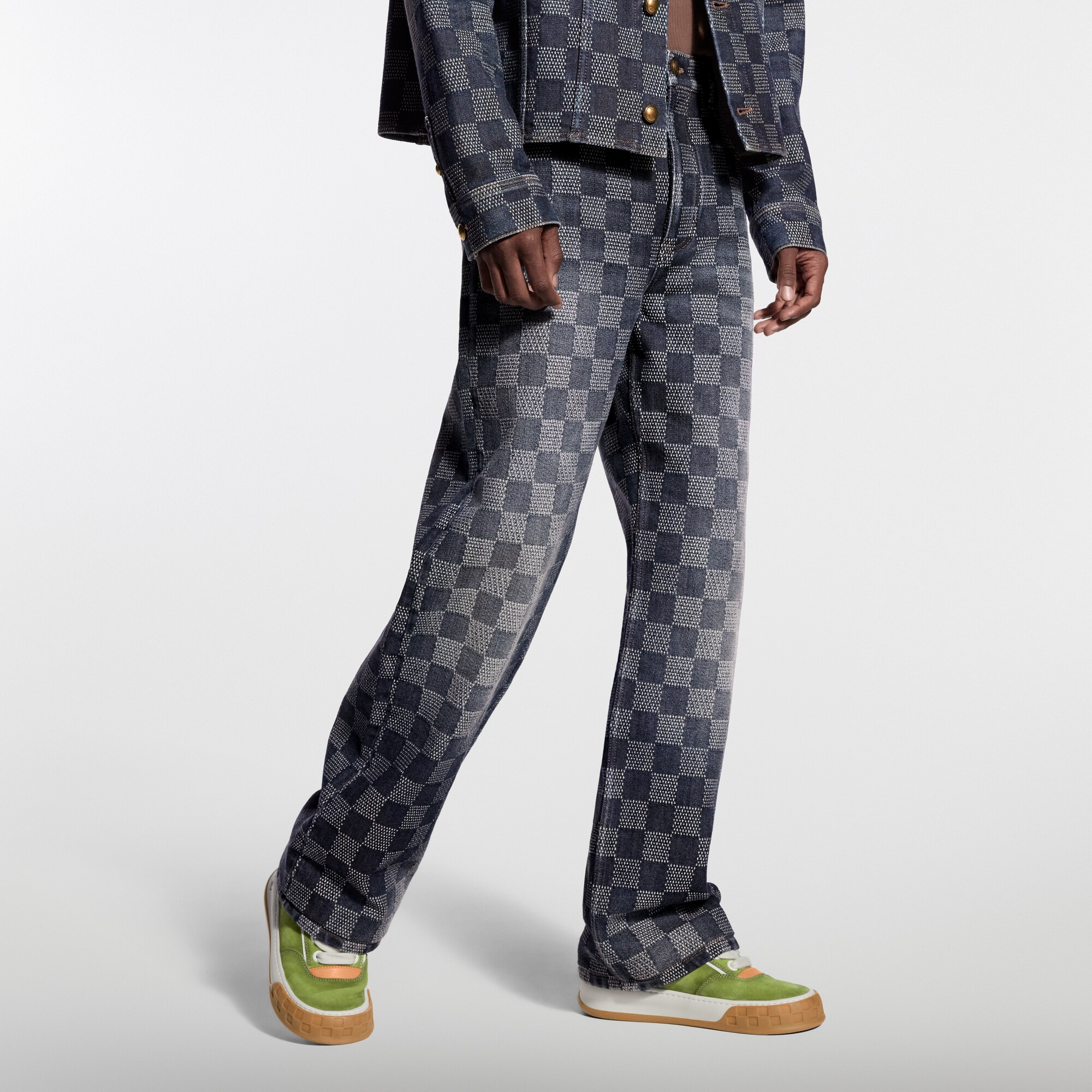 Jeans da skate con motivo Damier - Per gli uomini 1AJUQ8 | LOUIS VUITTON