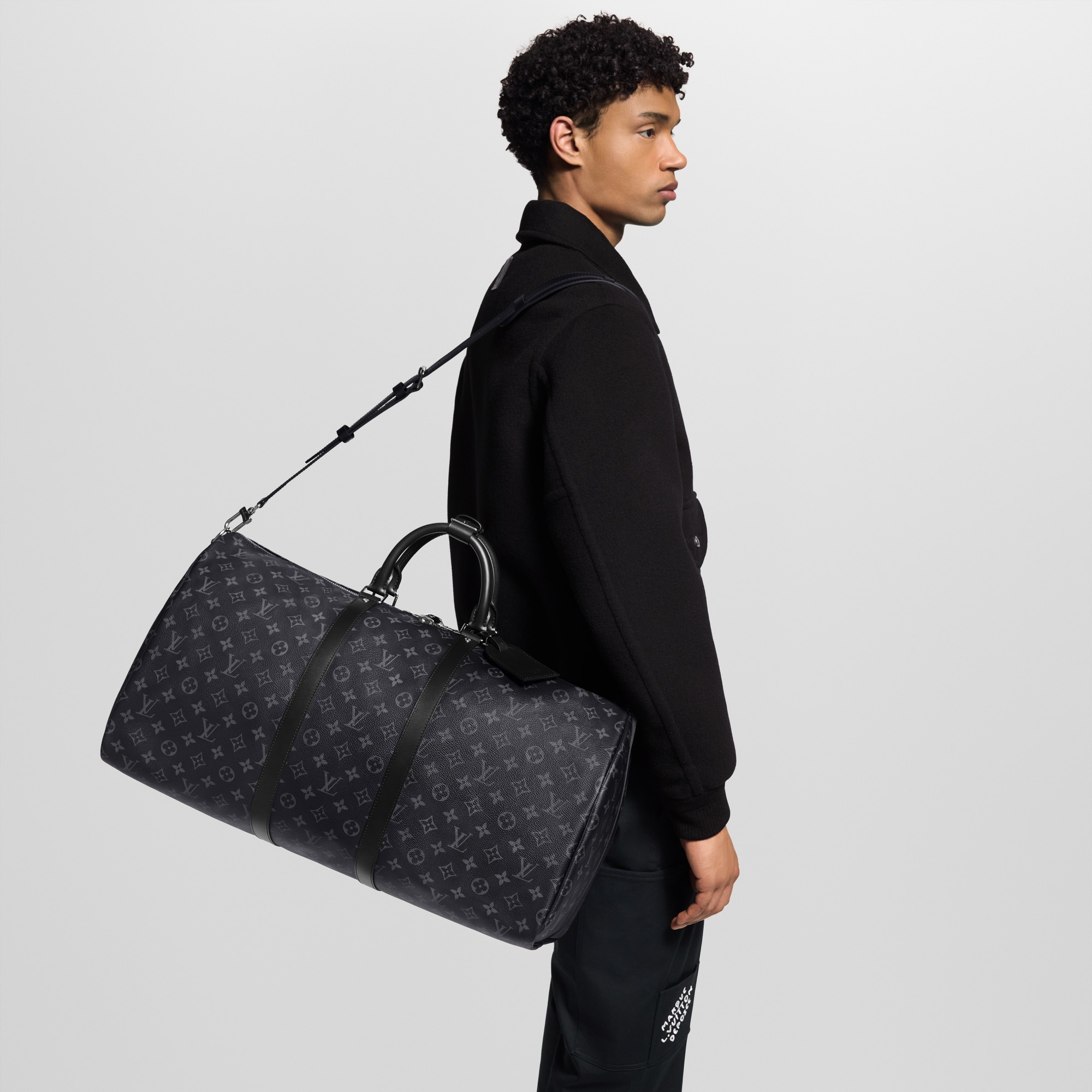Keepall 55 Mon Monogram Tela Monogram Eclipse - Personalizzazione ...