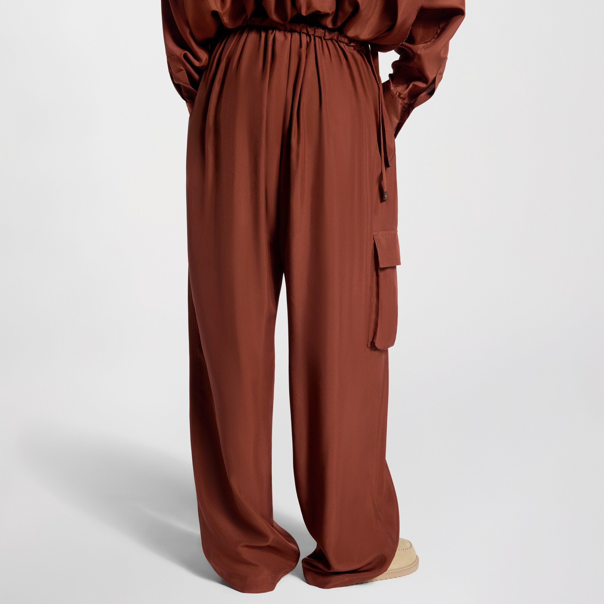 Pantaloni fluenti con tasca cargo - Abbigliamento | LOUIS VUITTON