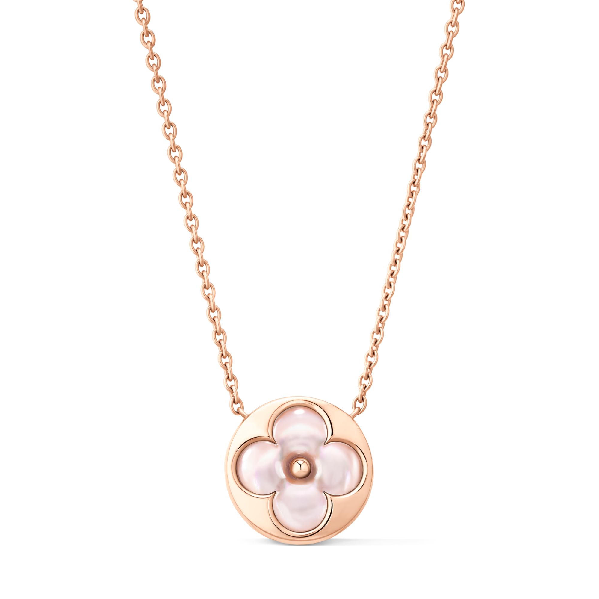 Pendente Color Blossom M Sun, oro rosa e madreperla rosa - Categorie ...